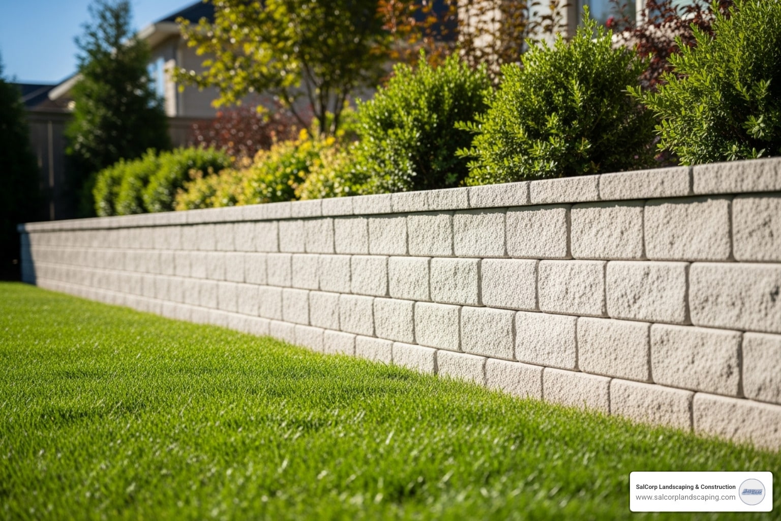 Building a retaining wall with breeze blocks: Strong 2025